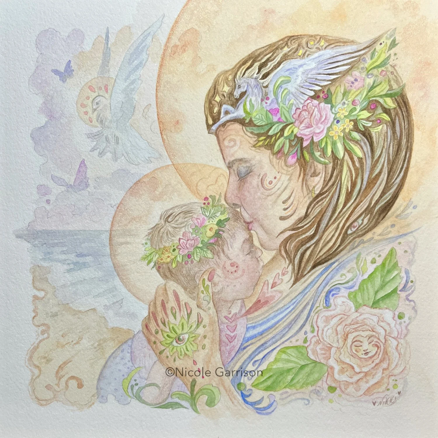 Custom Mother & Child Portraits — Nicole Garrison