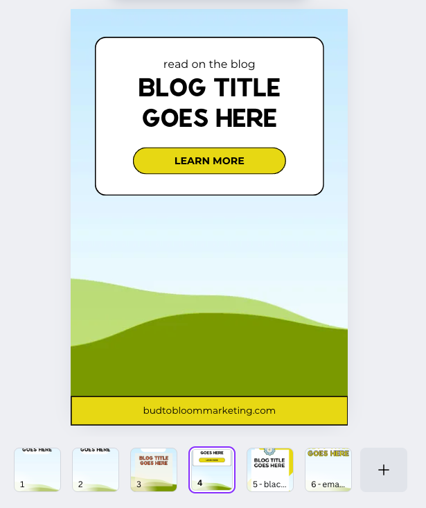 How to Use the Canva Bulk Create Tool | Bud to Bloom Marketing