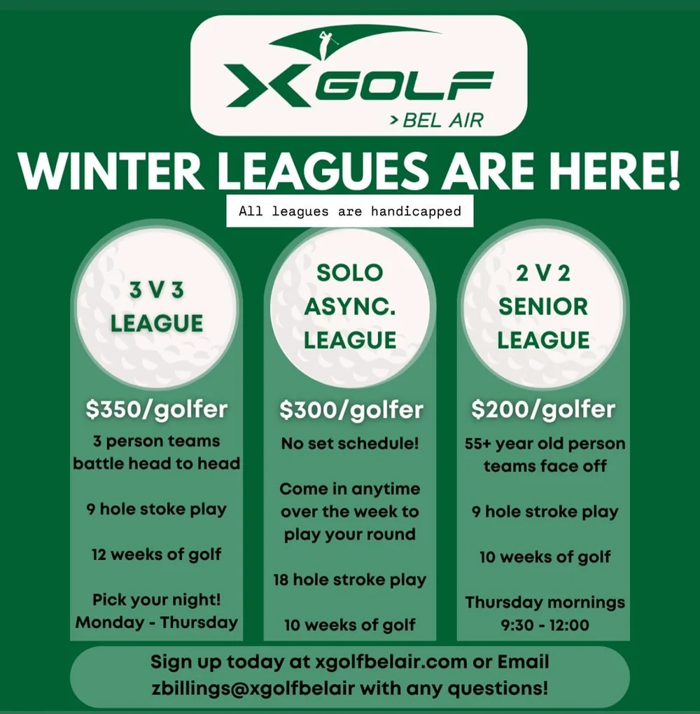 Compete in X-Golf Bel Air's X-League - Elevate Your Golf Game — X-Golf