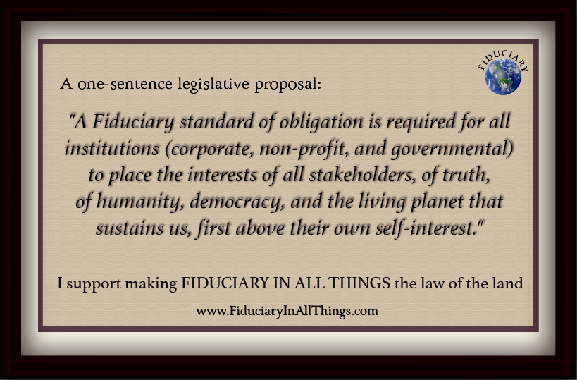 Fiduciary In All Things (FIAT)