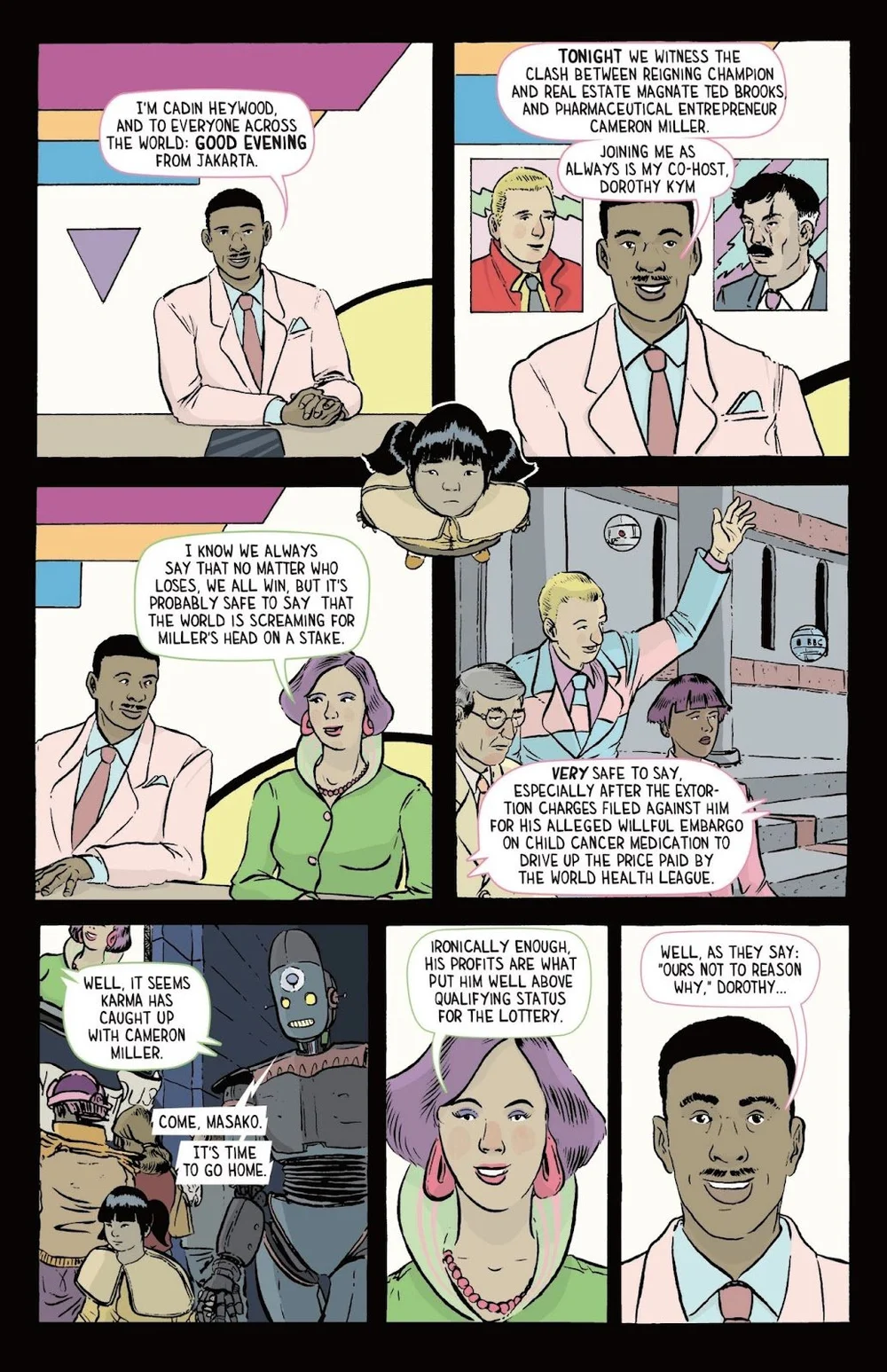 Eisner Award Nominee Patrick Horvath Declares FREE FOR ALL #1 at Oni ...