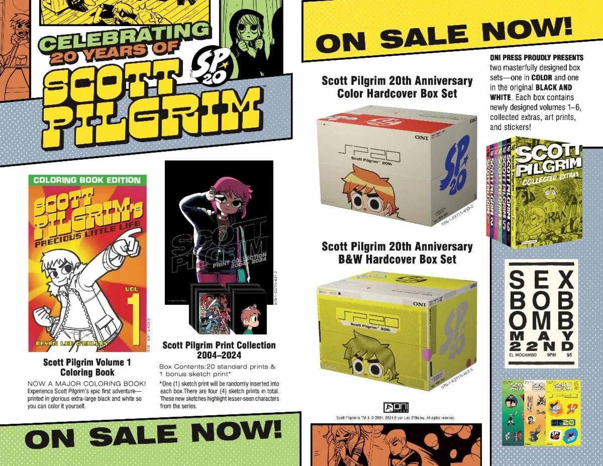 SCOTT PILGRIM SP20 MERCH – Celebrate 20 Years of Bryan Lee O’Malley's ...