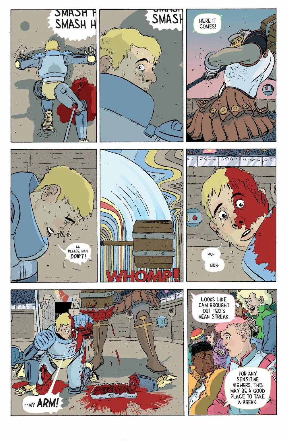 Extended Preview: FREE FOR ALL #1 – Eisner Nominee Patrick Horvath Wages War on Billionaires at ...