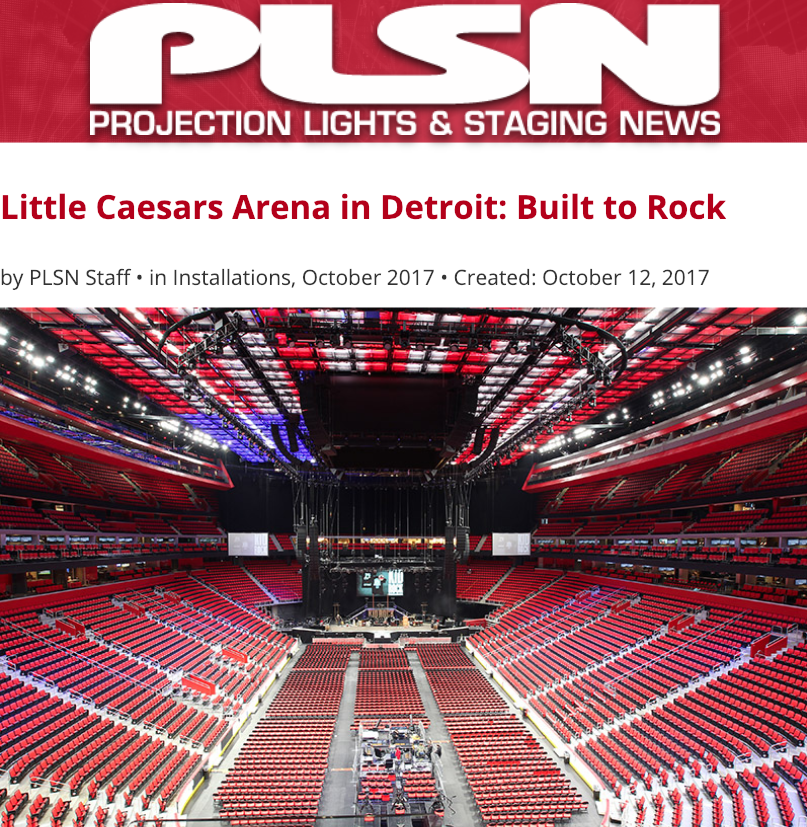 Little Caesars Arena — Crossfade Design