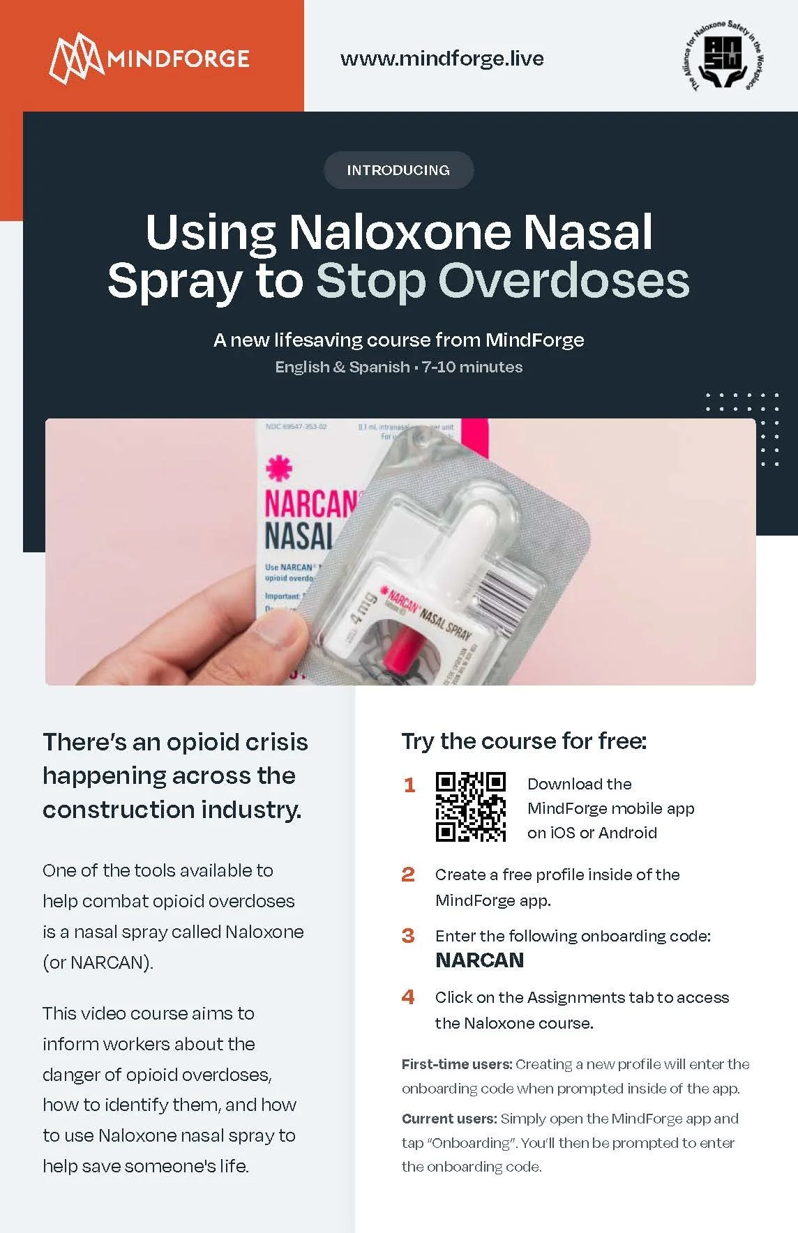 General 4 — The Alliance for Naloxone Safety in the Workplace