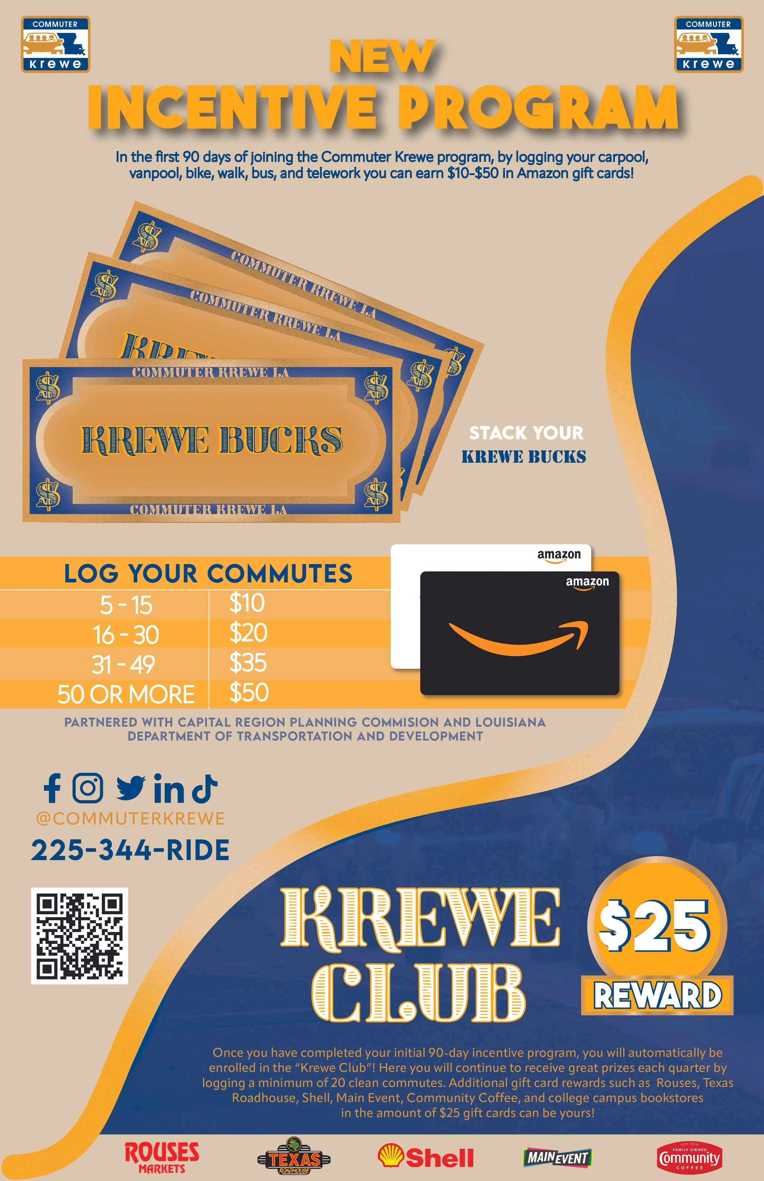 Benefits and Rewards — Commuter Krewe LA