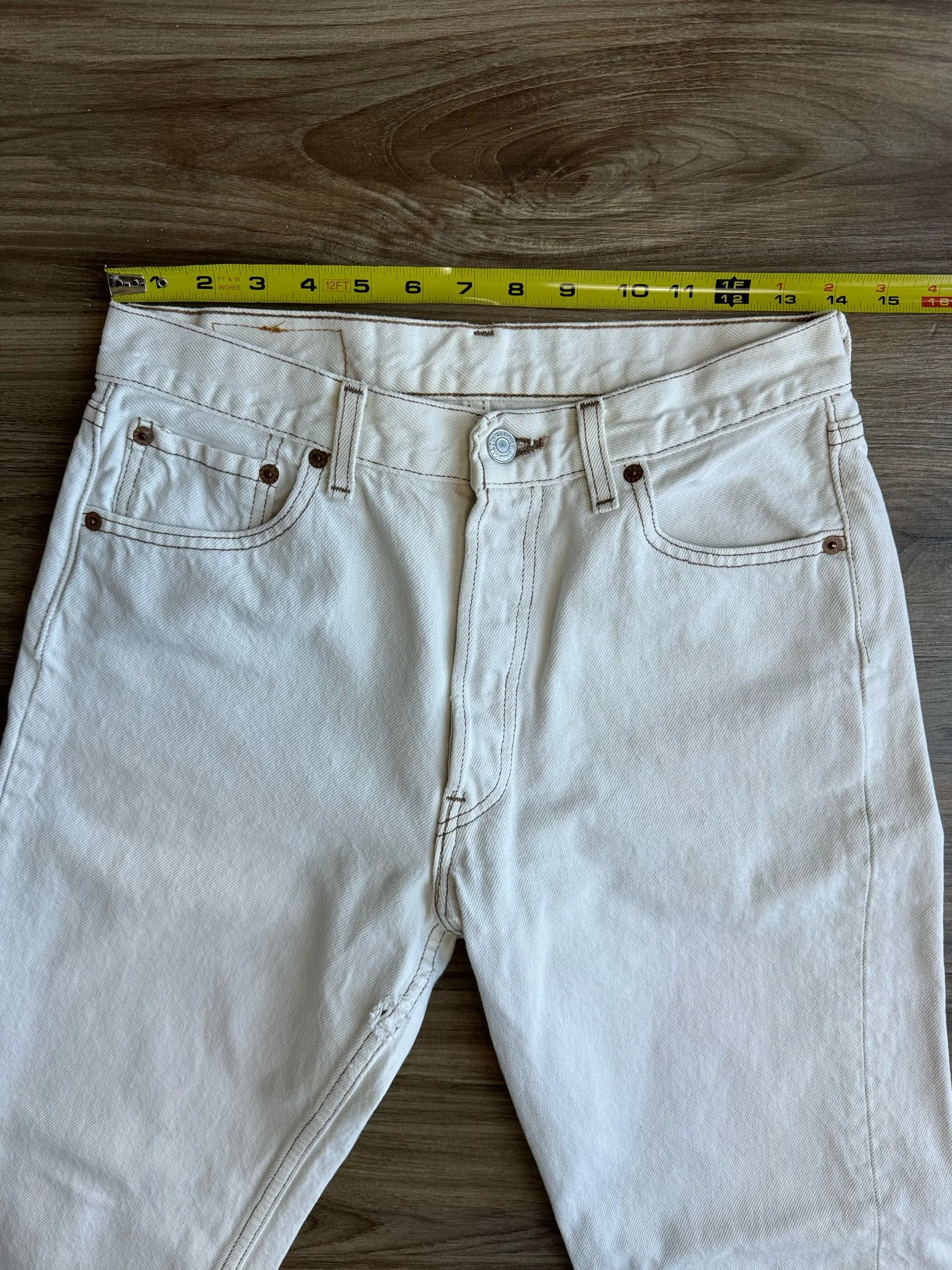 1997 Levi’s USA 501 Tag 30x32 Actual 28x31 — Jean Genie Vintage Co.