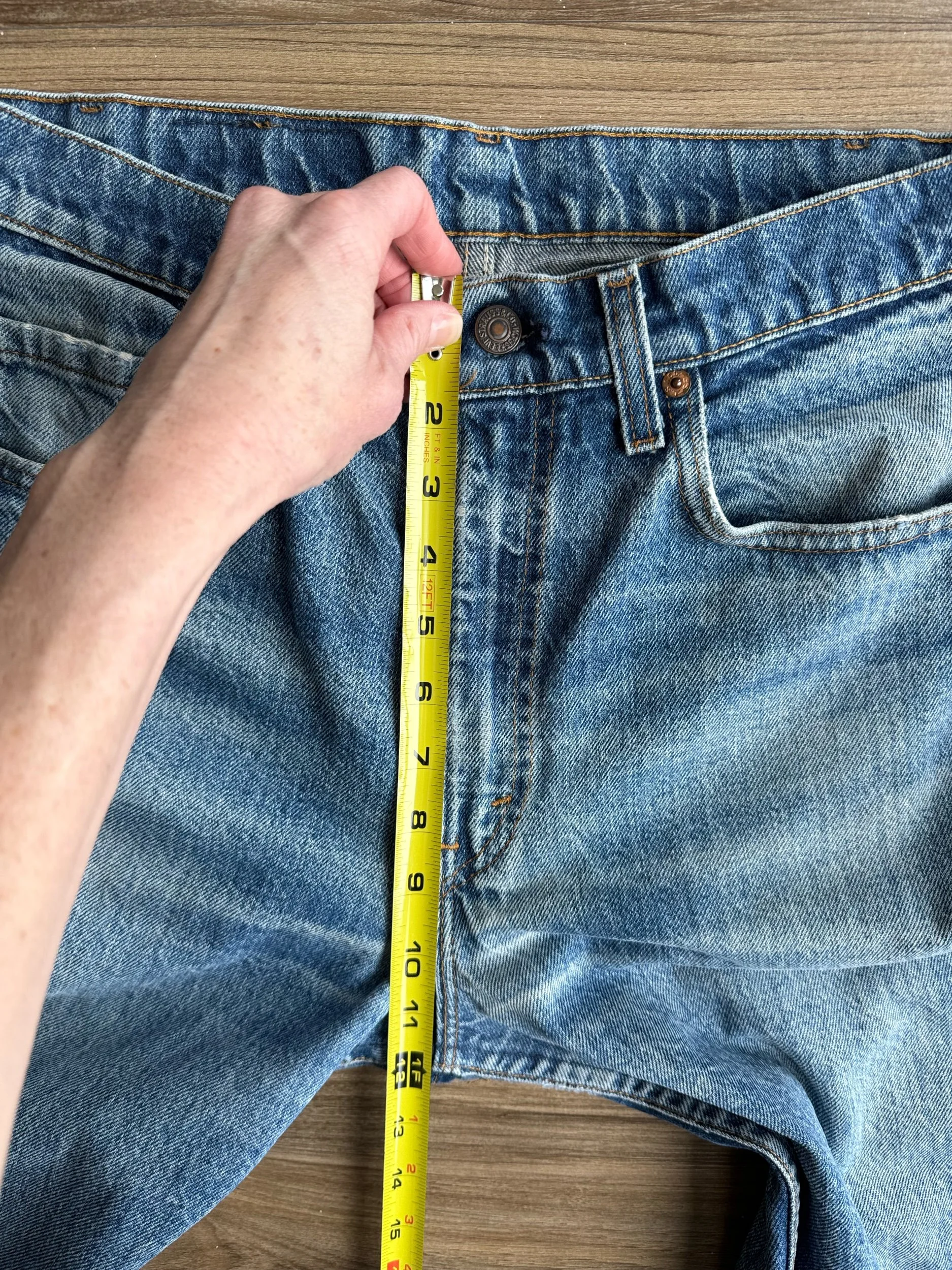 1987 Levi’s USA 505 Tag 34x34 Actual 31x30 — Jean Genie Vintage Co.