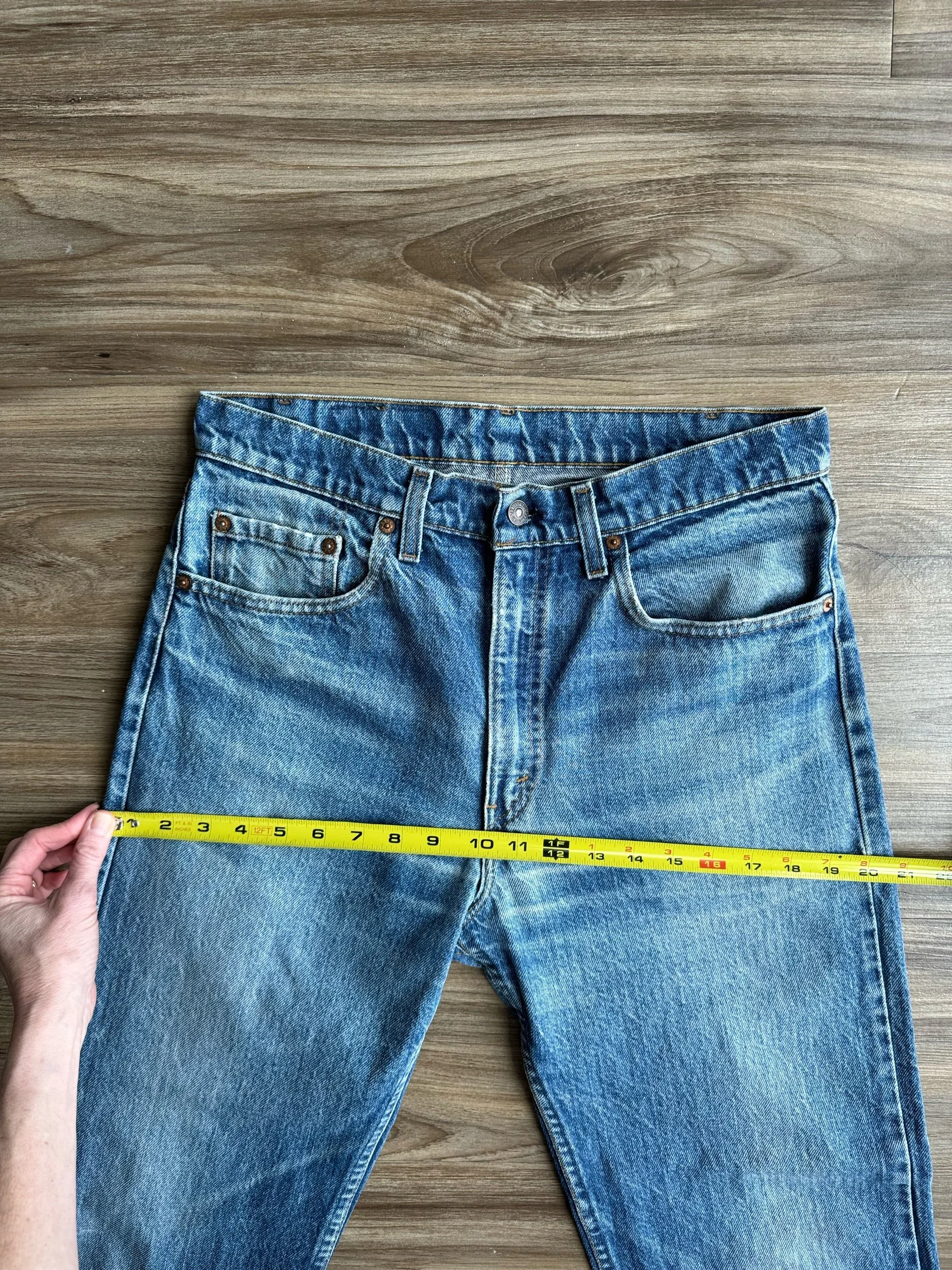 1987 Levi’s USA 505 Tag 34x34 Actual 31x30 — Jean Genie Vintage Co.