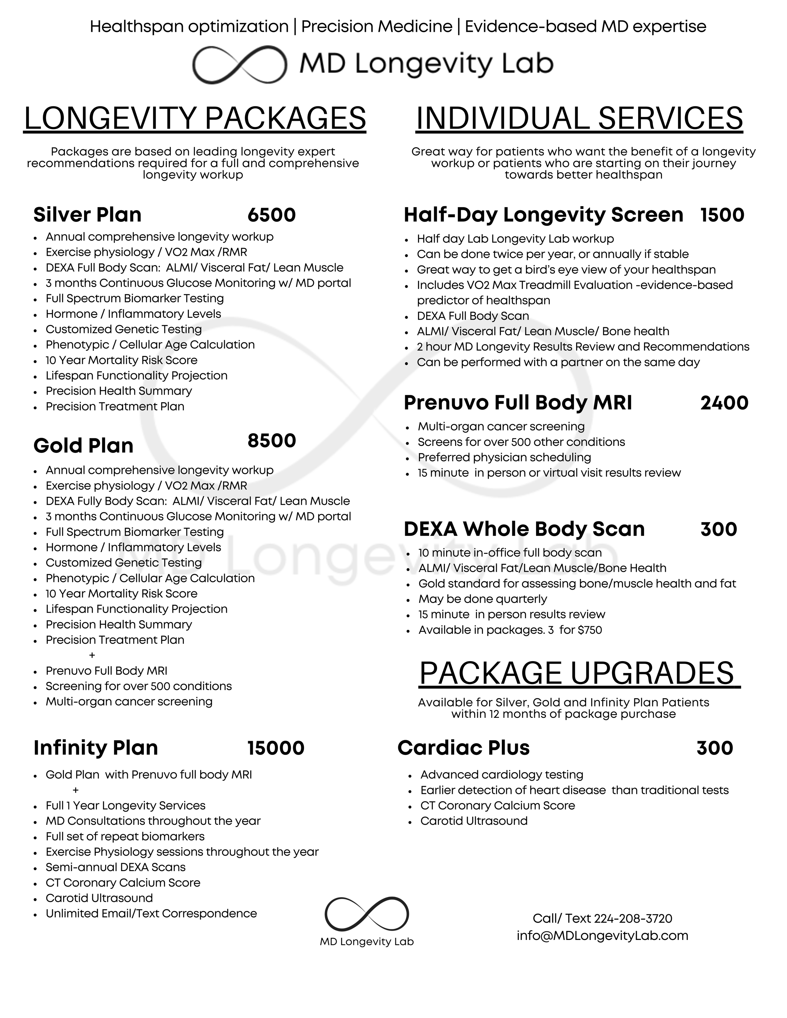 Services — mdlongevitylab.com