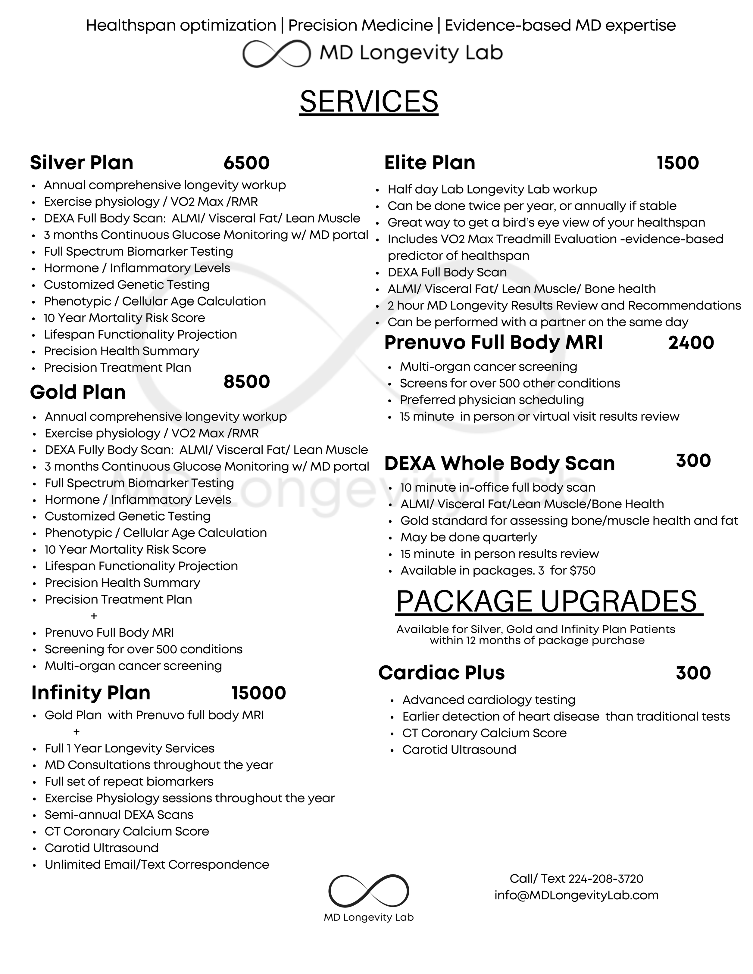 Services — mdlongevitylab.com