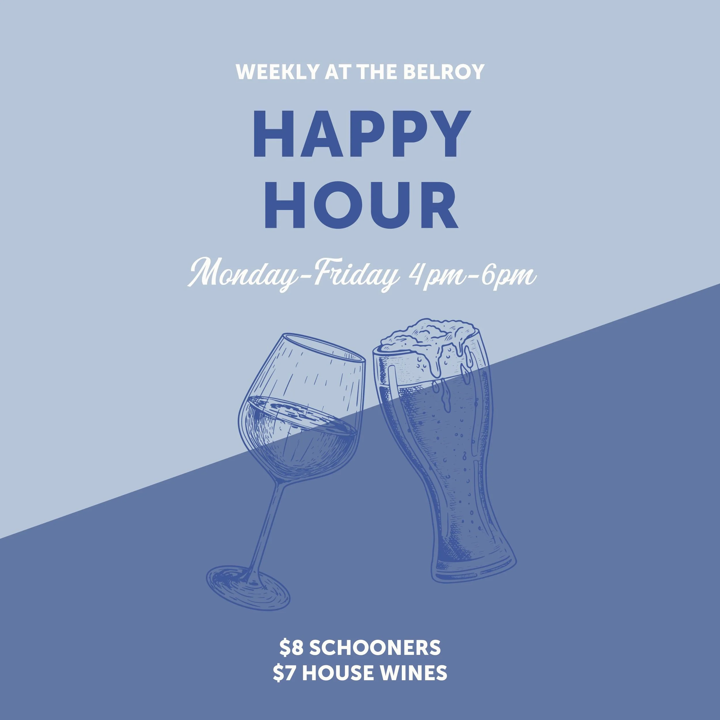 HAPPY HOUR — The Belroy Hotel - Your St Leonards Local