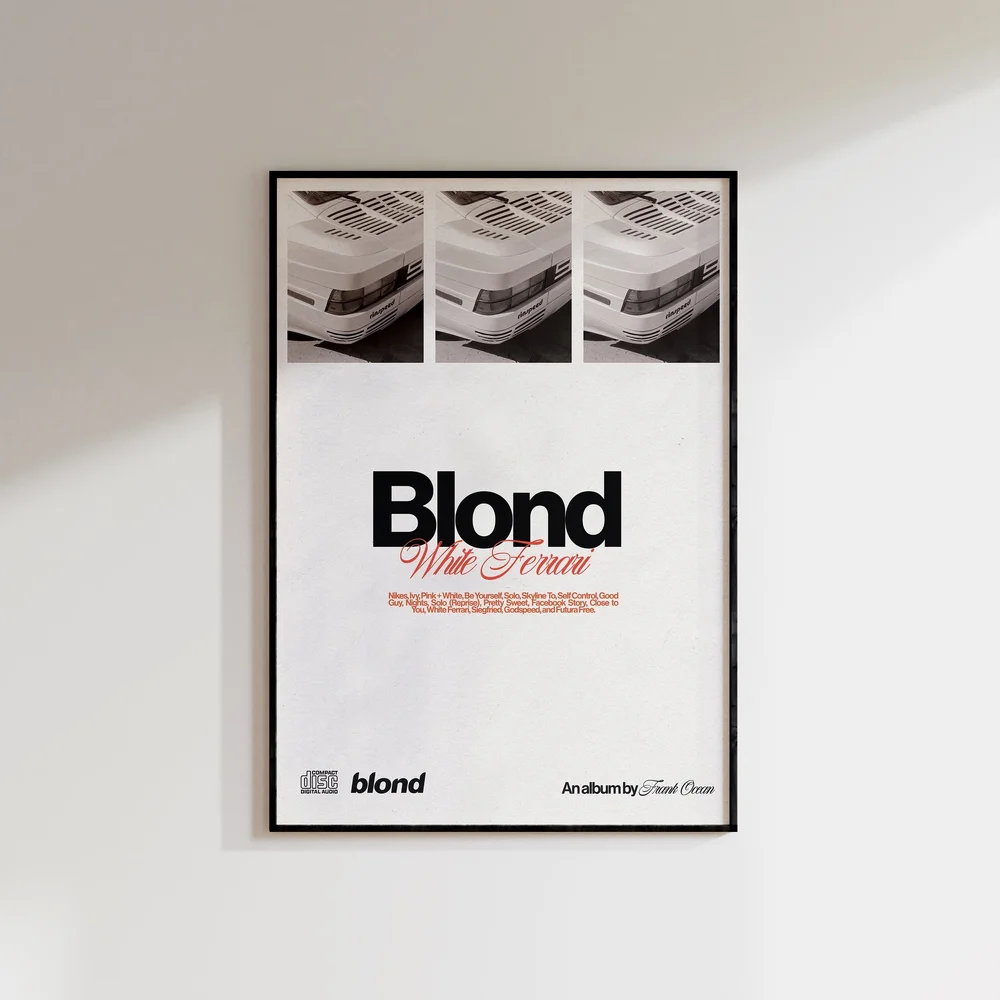 Frank Ocean Channel Orange (Black & Red) — StudioPrint