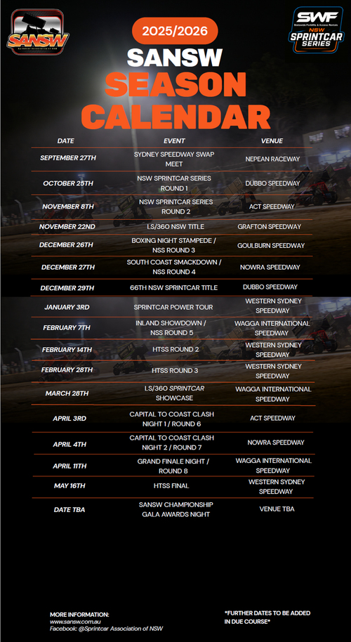 Calendar 2024-5 final — Sprintcar Association of NSW SANSW