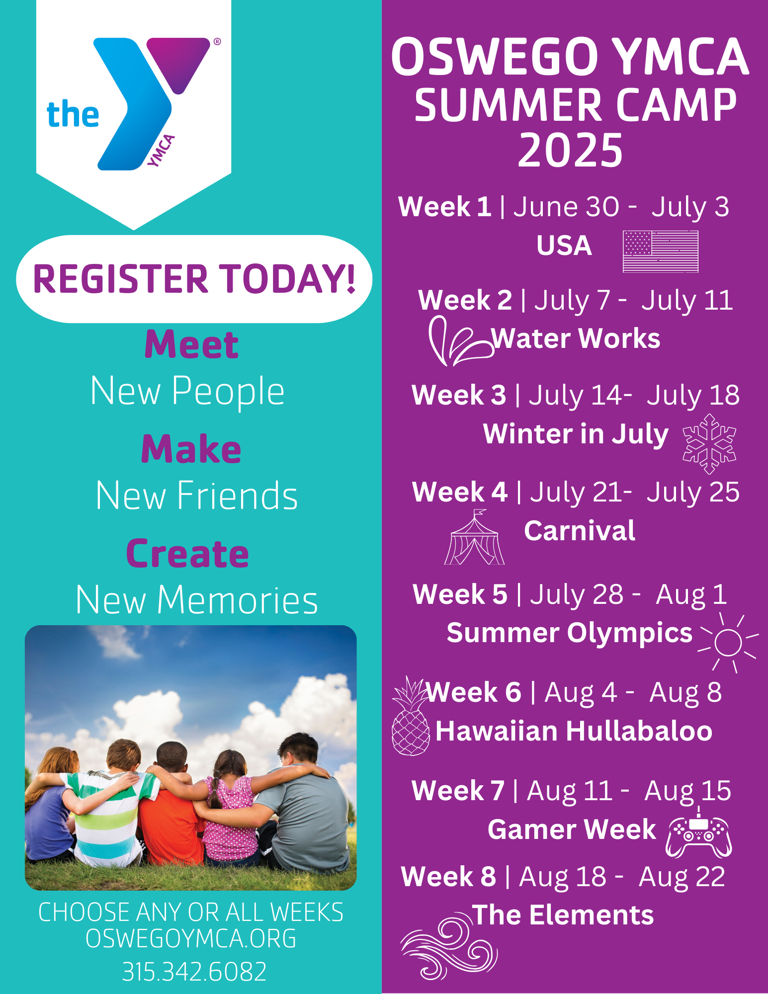 SUMMER CAMP REGISTRATION IS OPEN! — Oswego YMCA