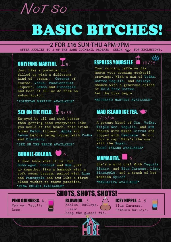 Menu | Pizza & More — Mad House