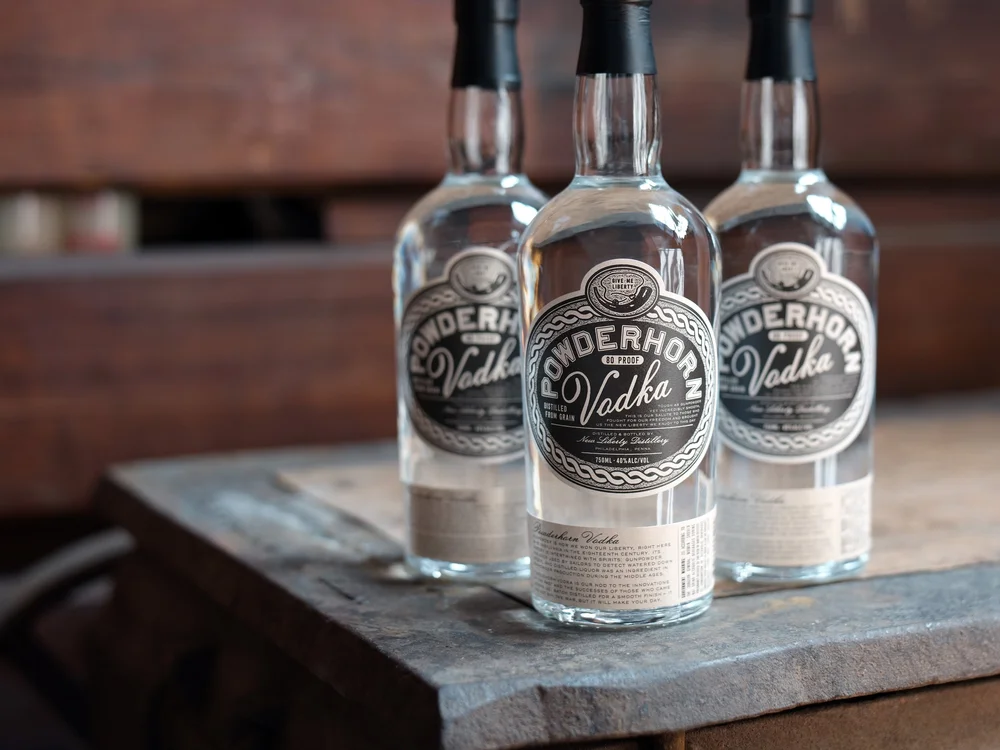 Powderhorn Vodka — New Liberty Distillery