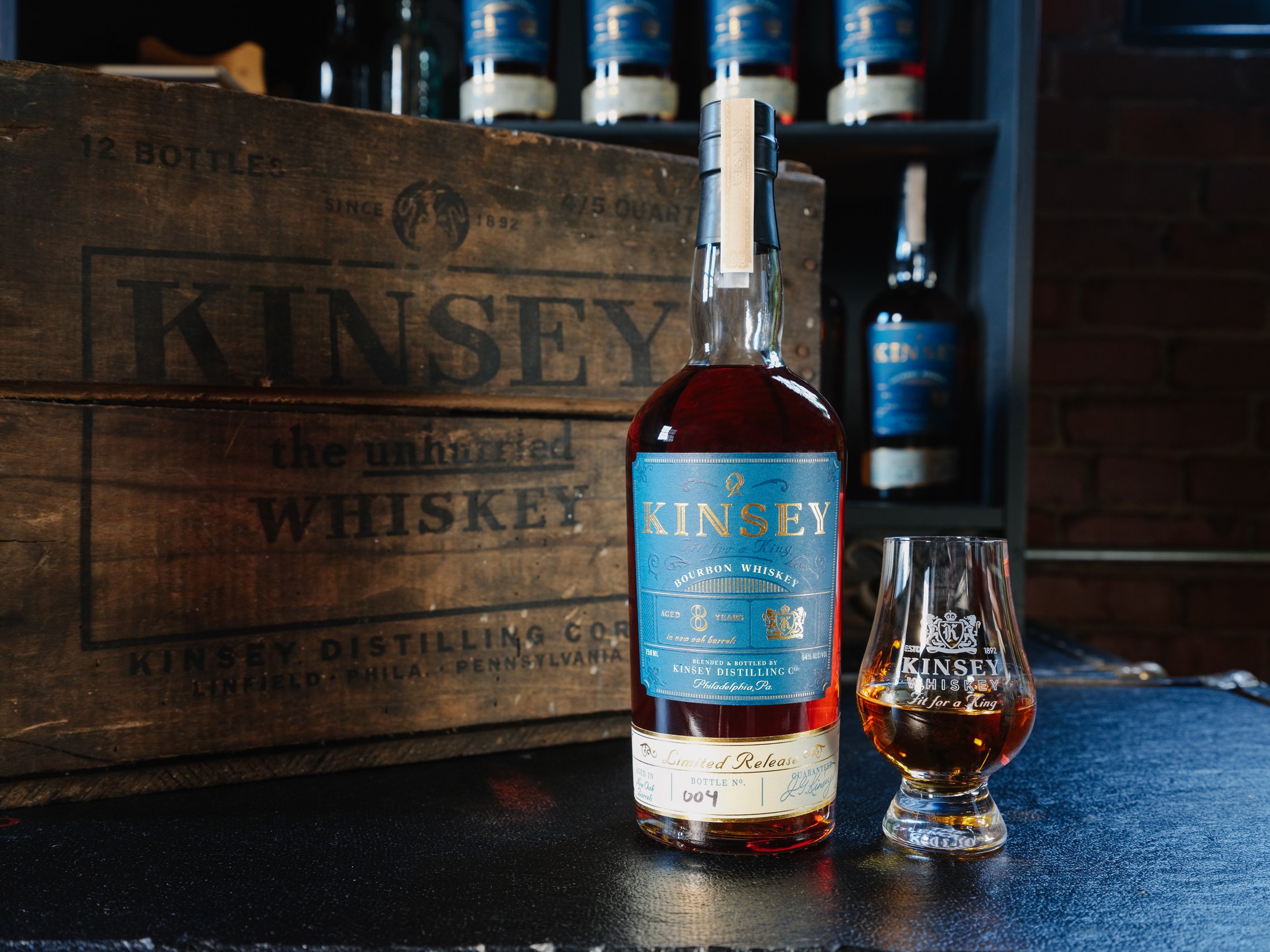 Kinsey Bourbon Aged 8 Years — New Liberty Distillery