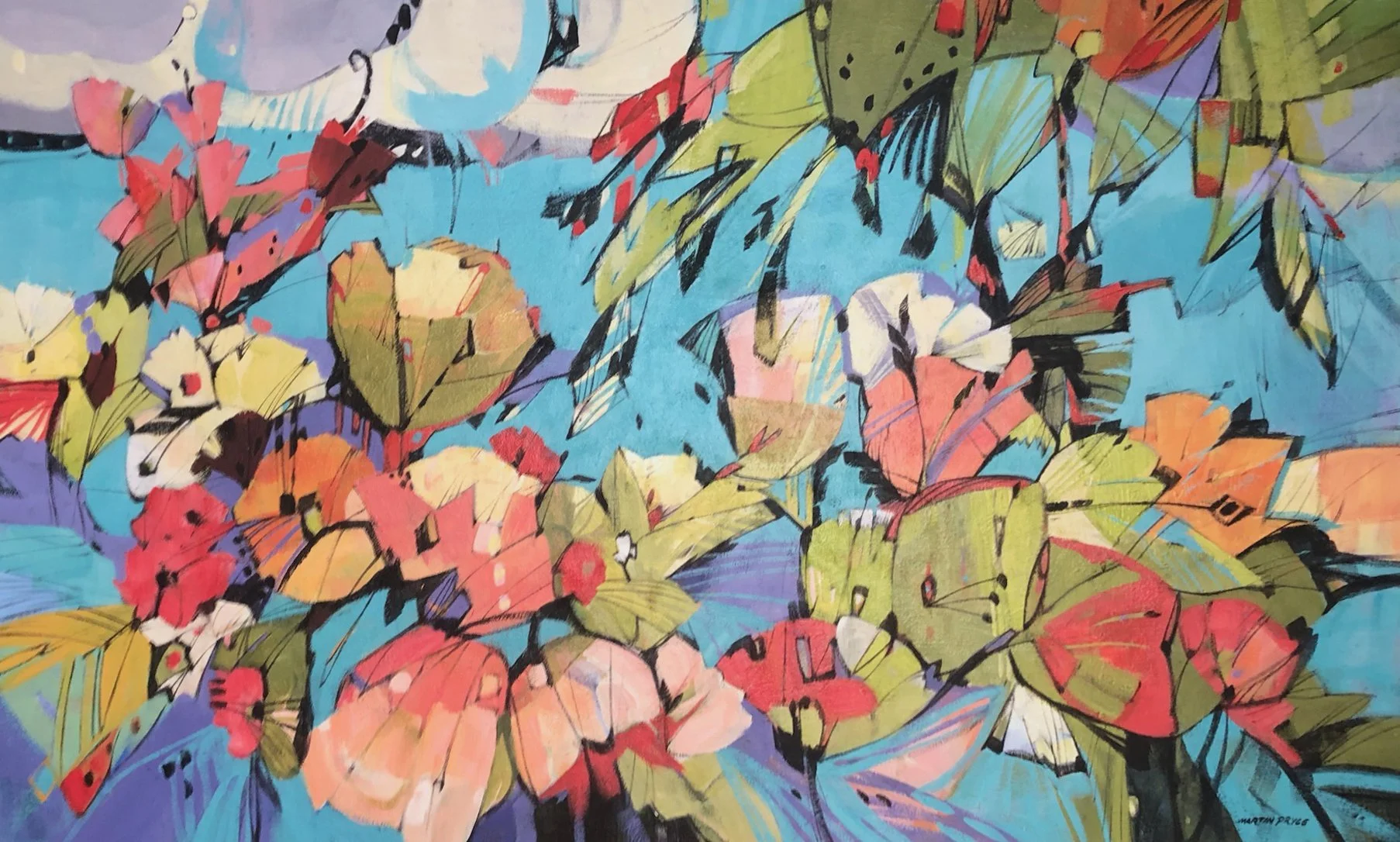 Graphic Flower Vision — MARTIN PRYCE ARTIST