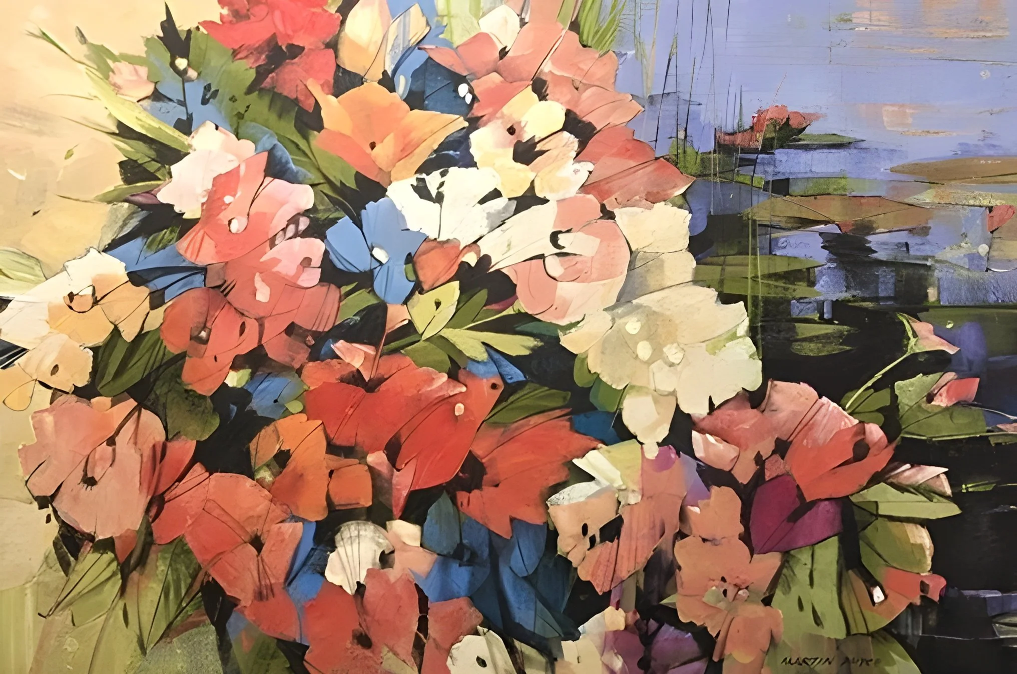 Lilly Pond Flowers — MARTIN PRYCE ARTIST