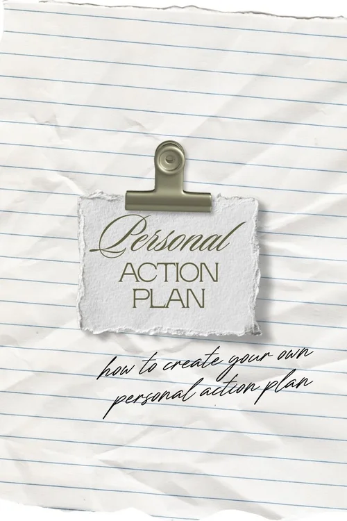 How to Create a Personal Action Plan — Create with Confidence