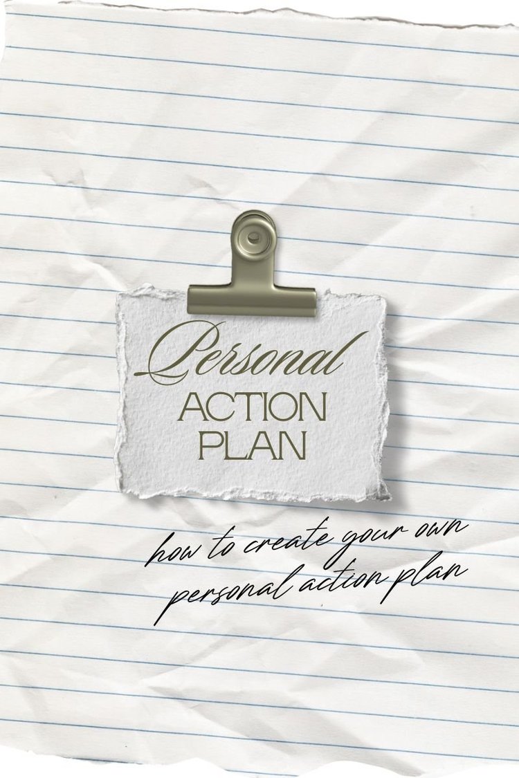 How to Create a Personal Action Plan — Create with Confidence