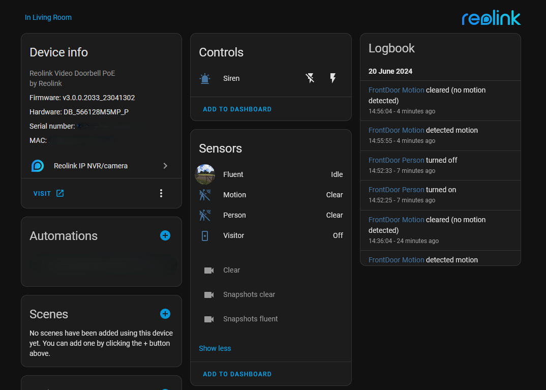 Home Assistant + Reolink Video Doorbell PoE: Cloudless Doorbell ...