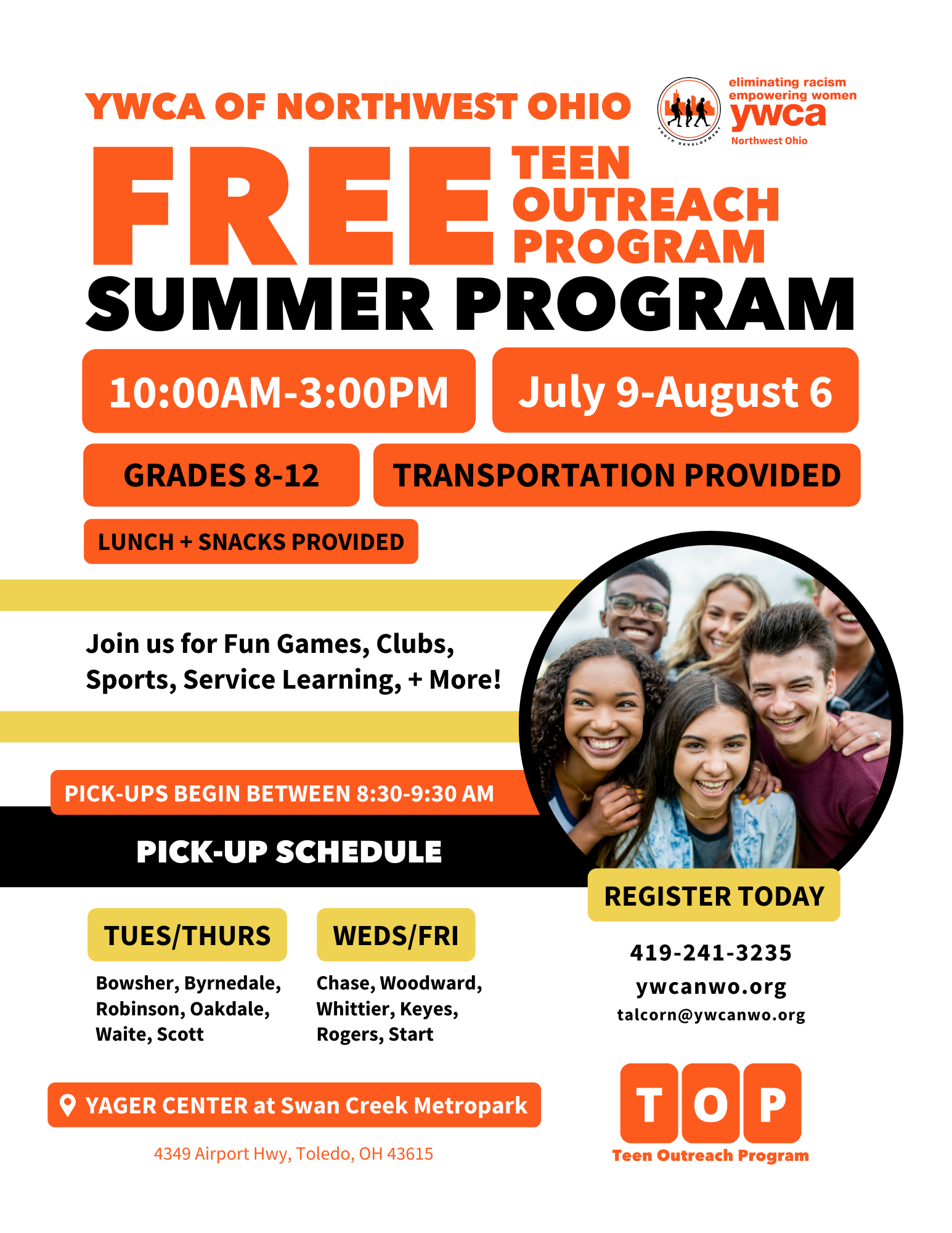 Youth Development — YWCA of Northwest Ohio | Empowering Women ...