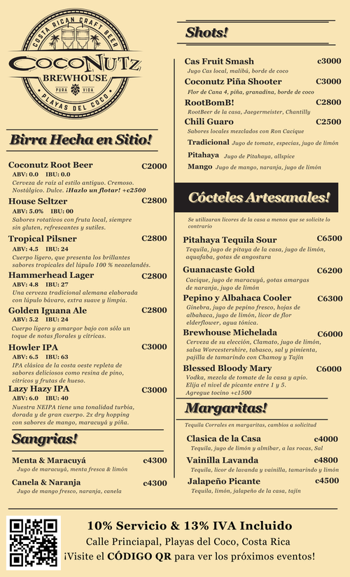 Eat — Coconutz Brewhouse