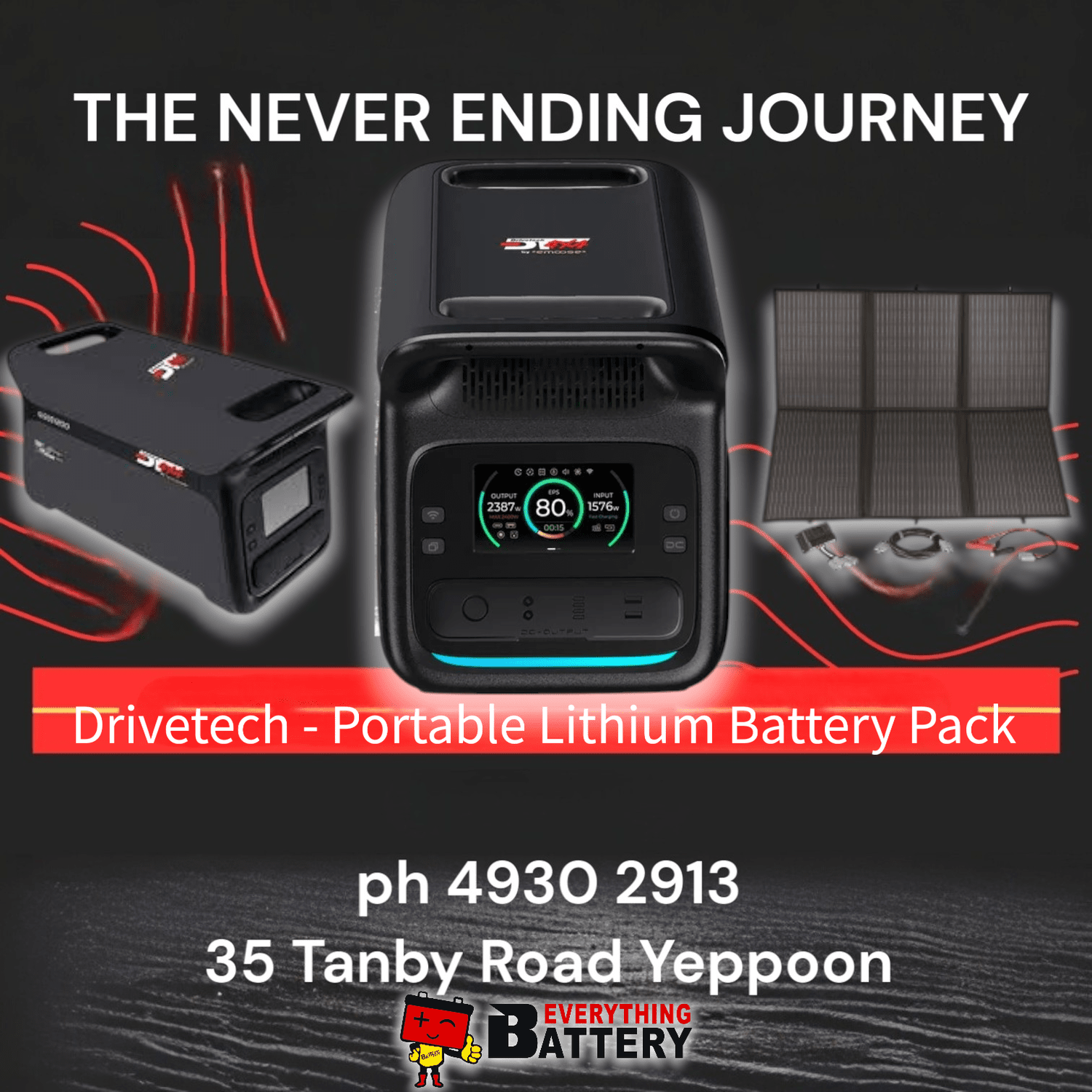 Discover the Drivetech Portable Lithium Battery Pack at Everything ...