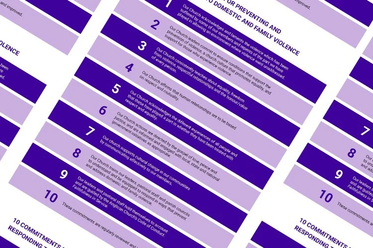 Anglican Church of Australia: Families & Culture Commission | Ten Commitments