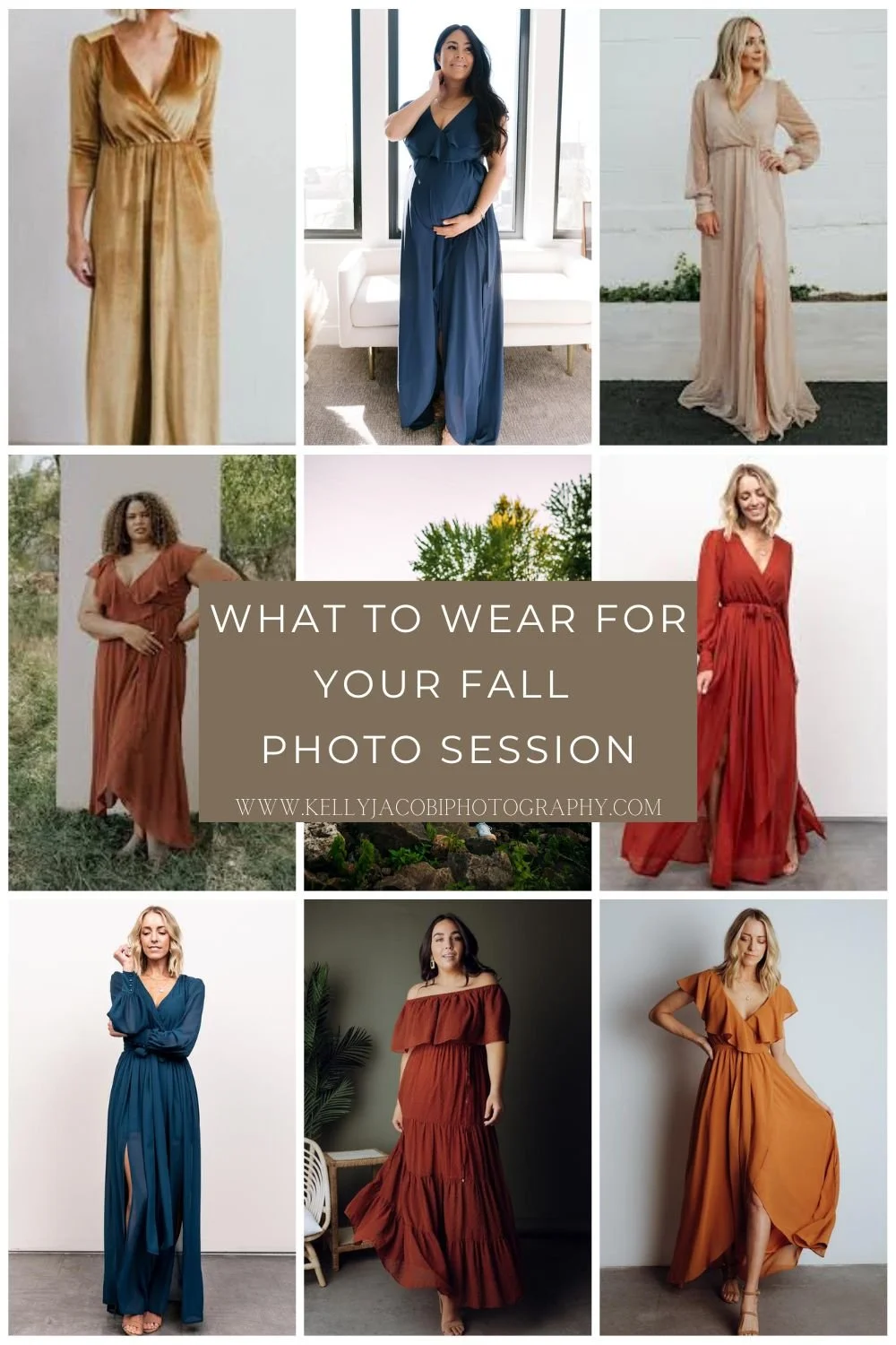 Coordinating What to Wear for Fall Photos: A Guide by Kelly Jacobi ...