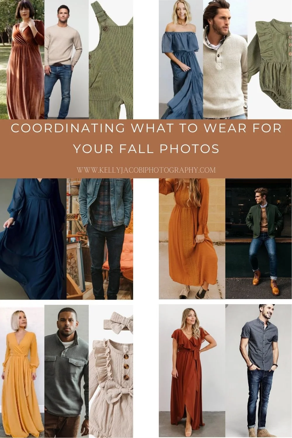 Coordinating What to Wear for Fall Photos: A Guide by Kelly Jacobi ...