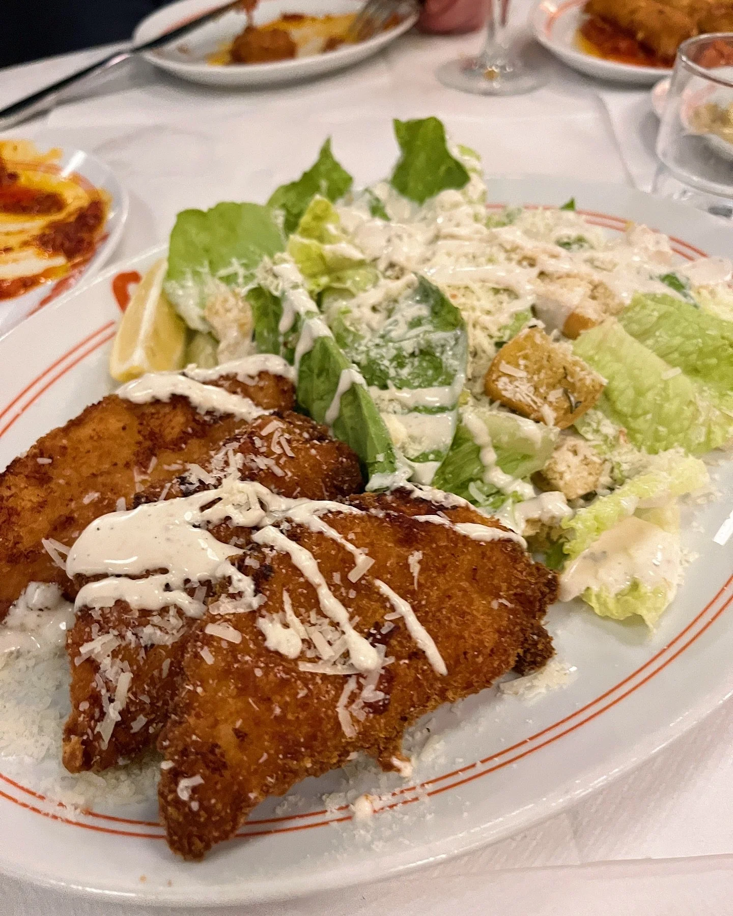 Grasso Italian-American restaurant, Soho, London.