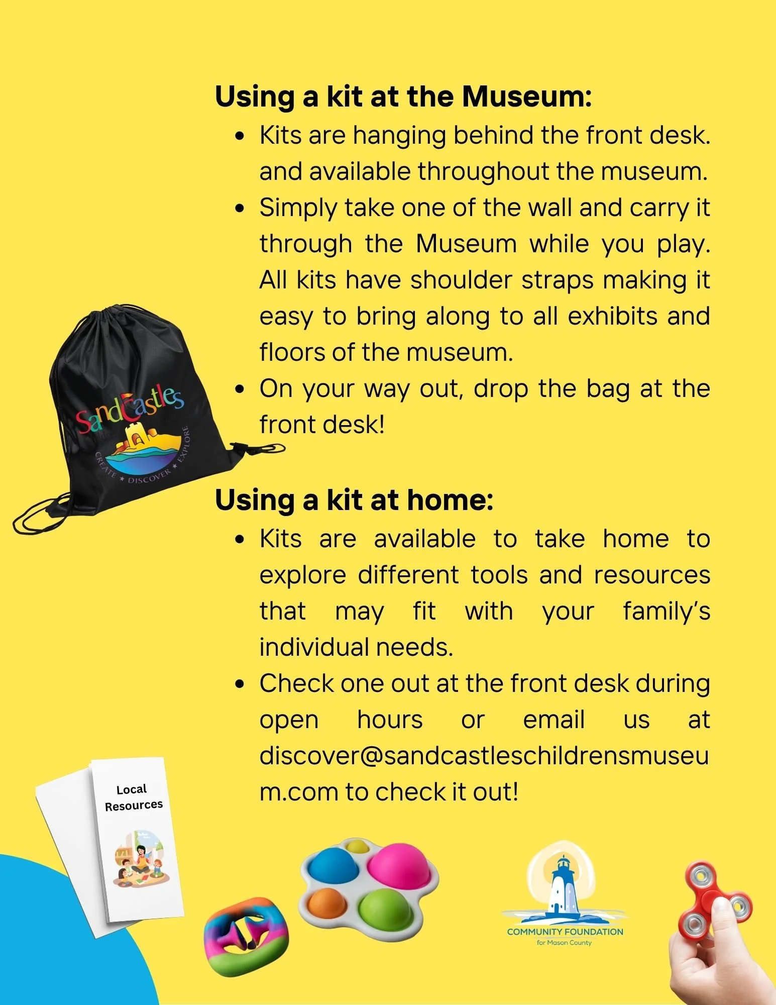 Sensory Kits — Sandcastles Children's Museum