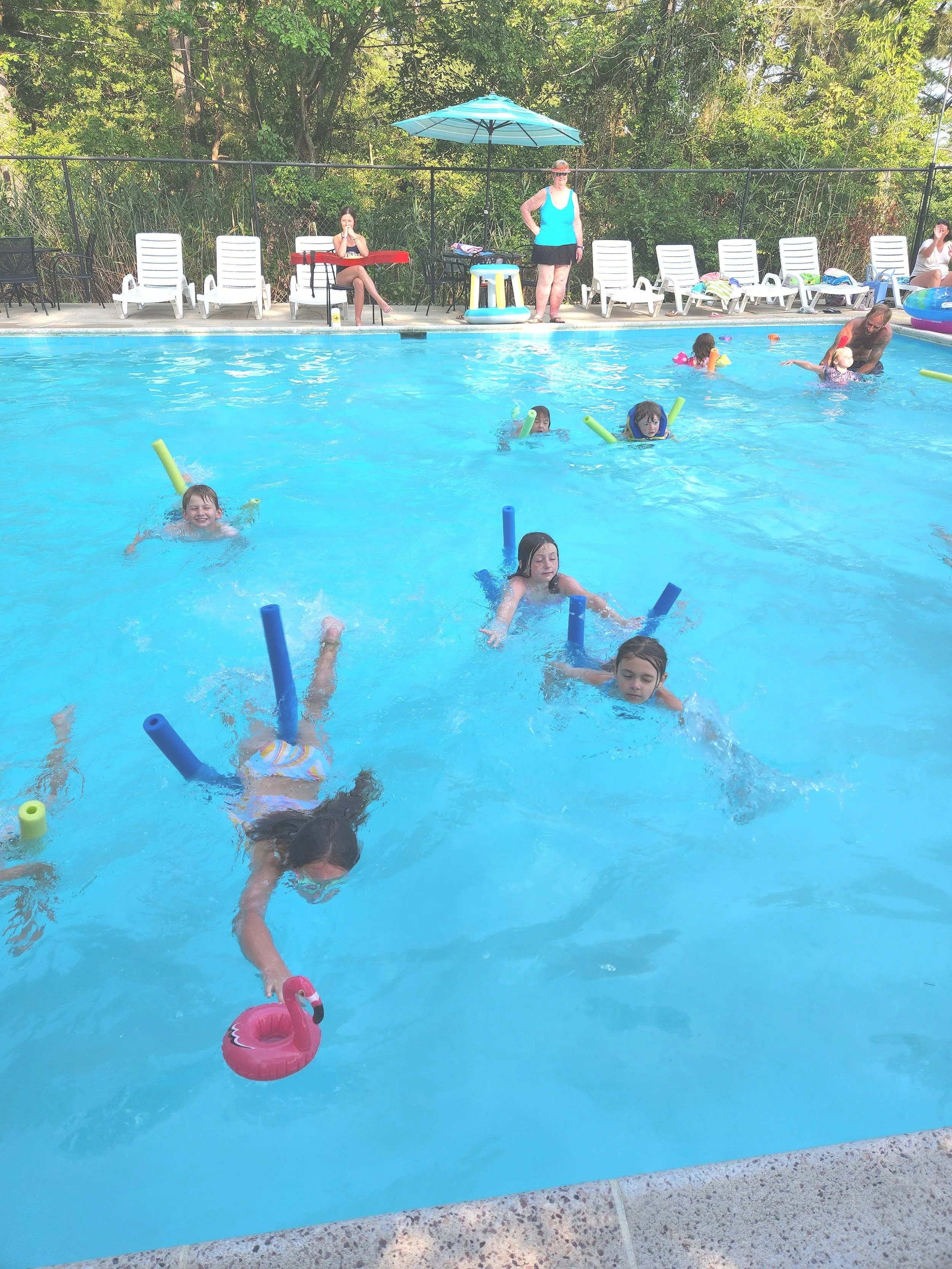 Outdoor Swimming Pool — Mathews Yacht Club