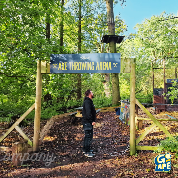 Axe Throwing Outdoors