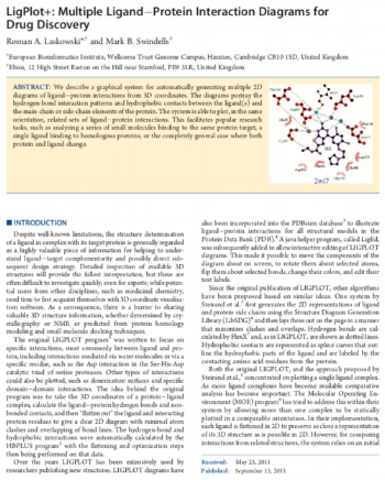 Ligplot — Chemogenomix