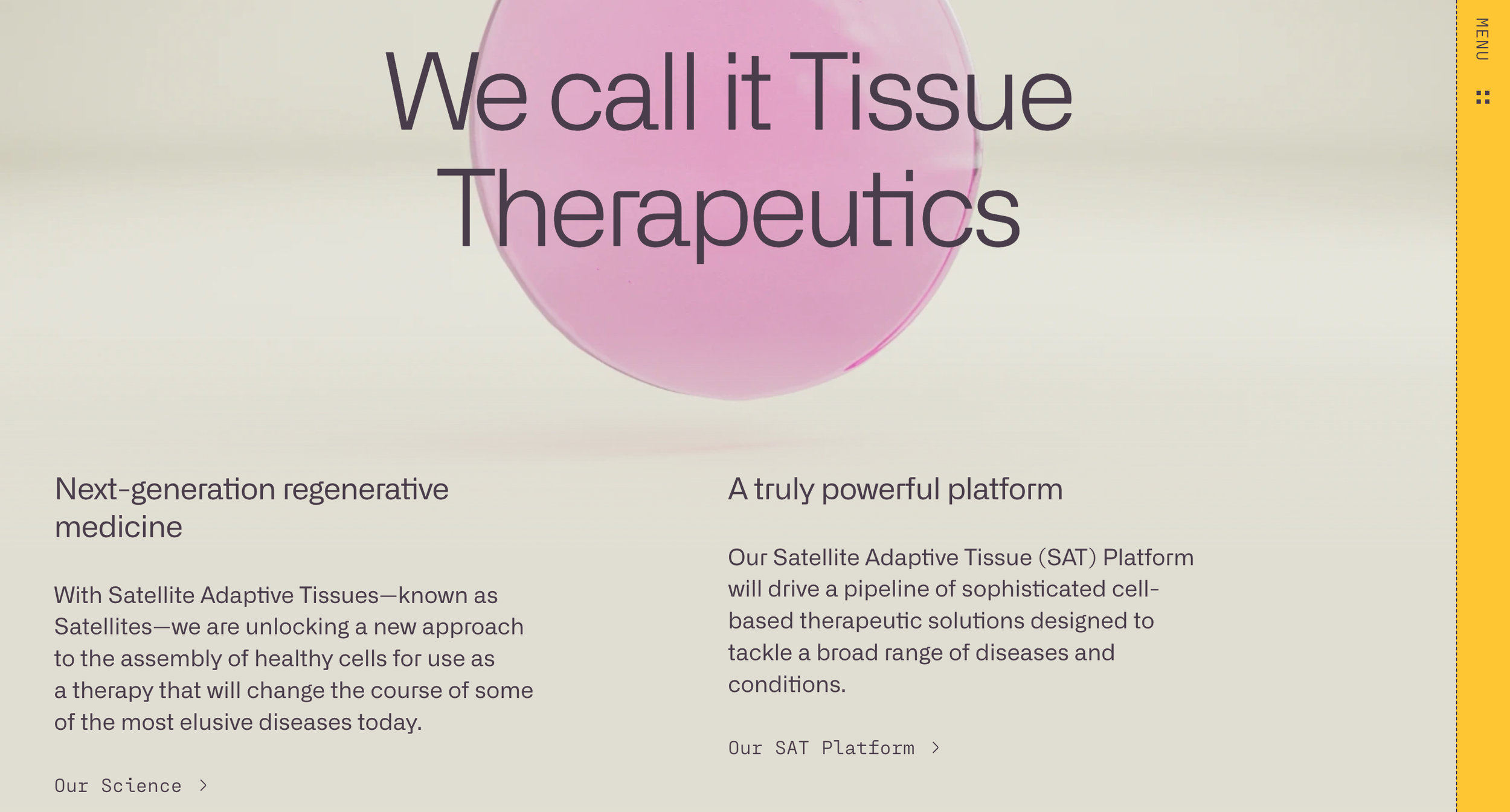 Satellite Bio — 43,000 Feet