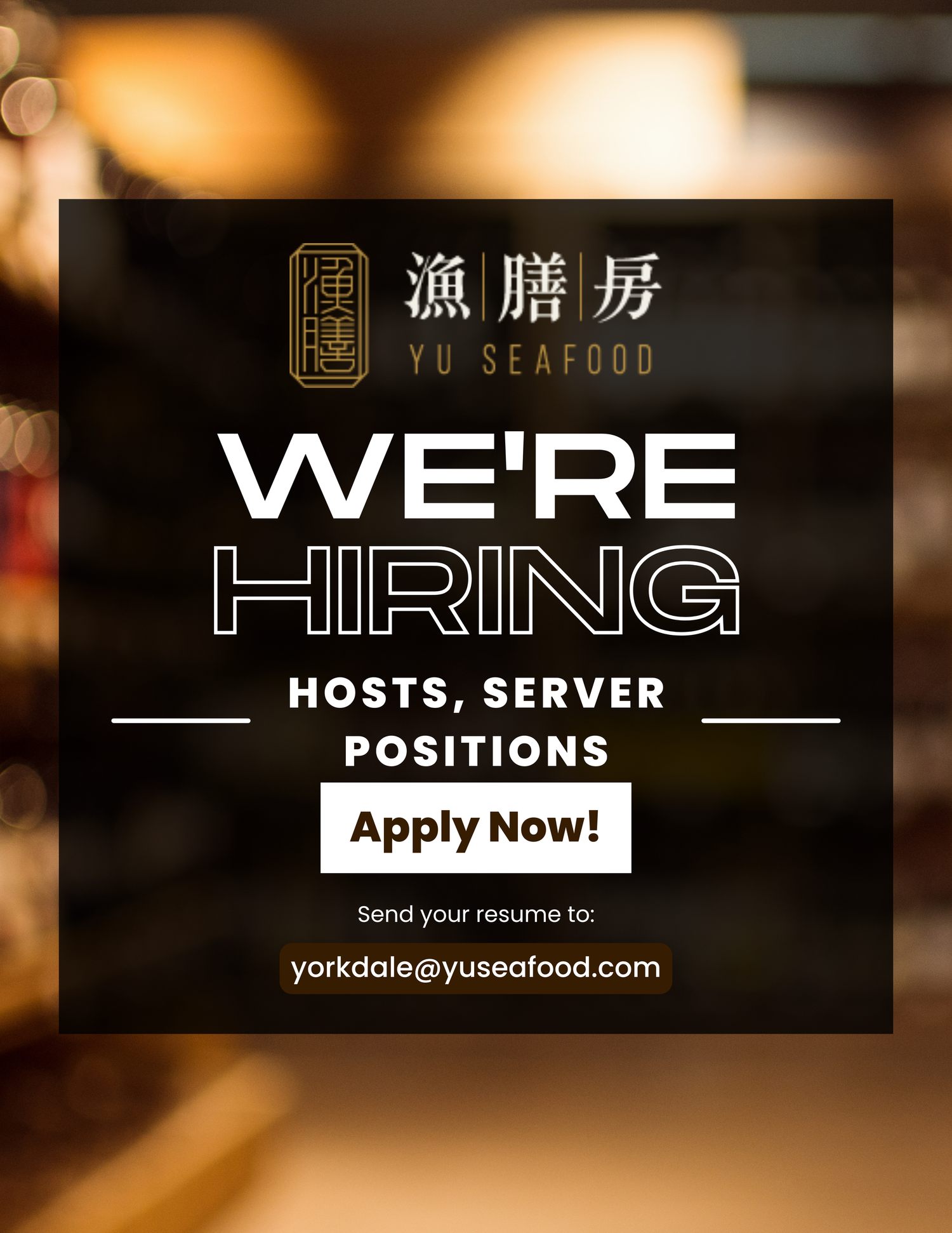 Yorkdale — Yu Seafood