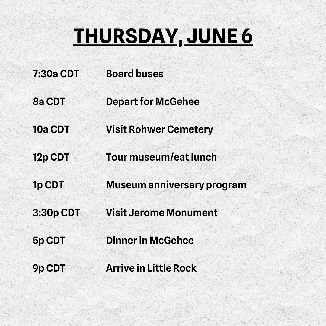 2024 Jerome/Rohwer Pilgrimage — Japanese American Memorial Pilgrimages