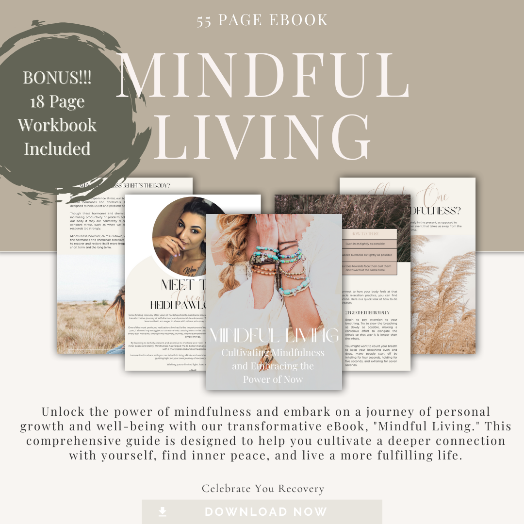 Mindful Living A Personal Transformative 55 Page eBook With Additional ...