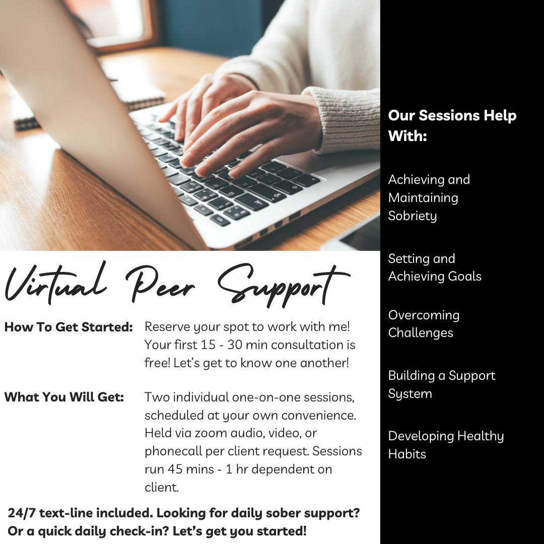 Virtual One-On-One Peer Support Mentoring Sessions — Celebrate You