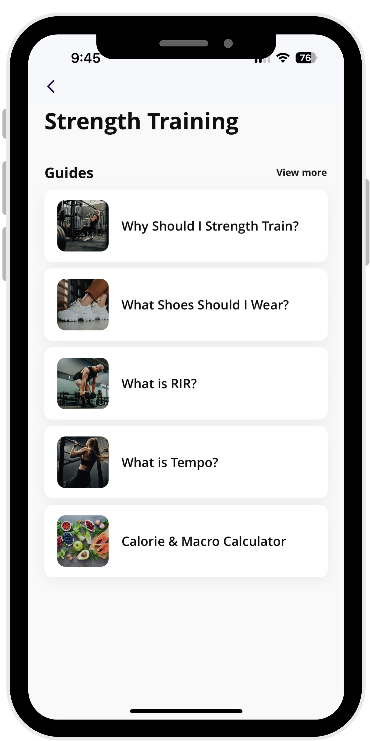 Training Programs — SA Body Analysis & Nutrition