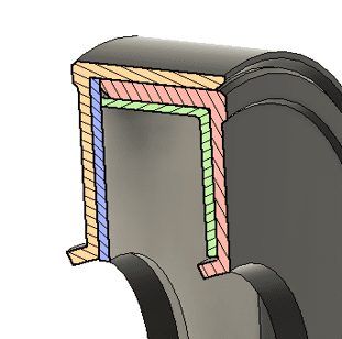 High Pressure Radial Shaft Seal-Druckbelastbar Radialwellendichtungen ...