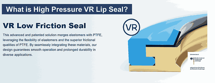 High Pressure Lip Seal-Druckbelastbar Radialwellendichtungen (RWDR)-VR ...