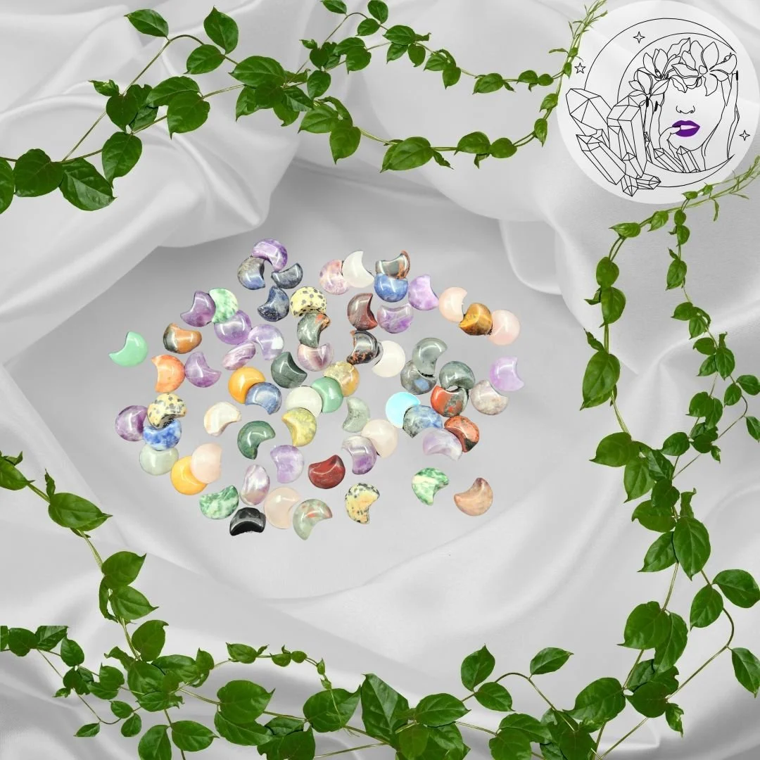 Mini Moon Carvings — Madame K's Creations