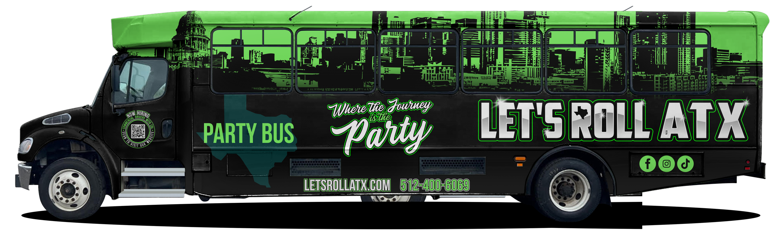 Let's Roll ATX | Austin TX Party Bus Company