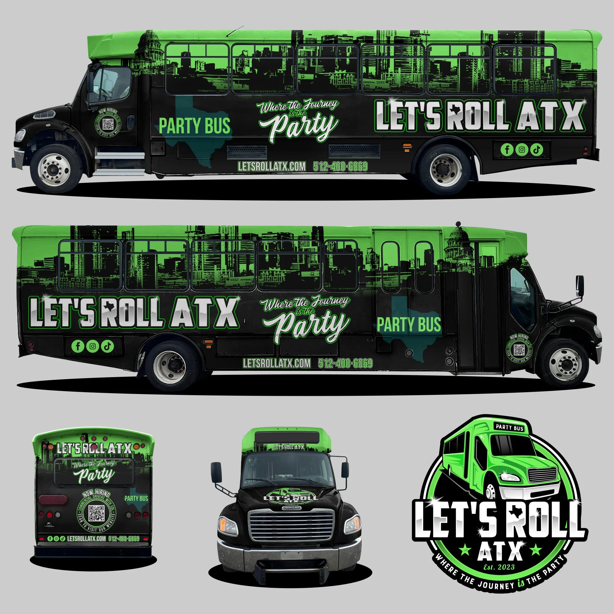Let's Roll ATX | Austin TX Party Bus Company