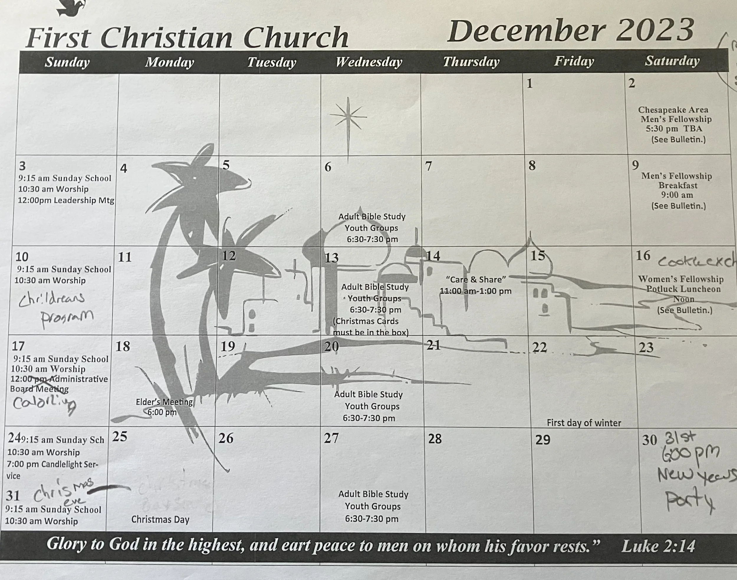Events — First Christian Church HdG